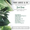 Just Soap Bar Soap | Made with Distilled Water – Four Ladies & Co.